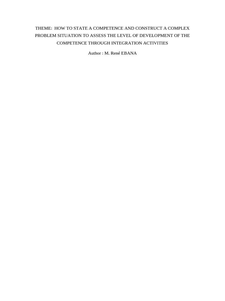 training on writing competences english version | PDF | Learning | Verb