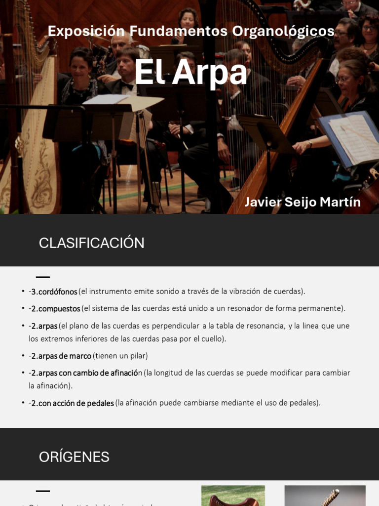 Historia y Técnica del Arpa | PDF | Hogar, jardinería y bricolaje | Arte