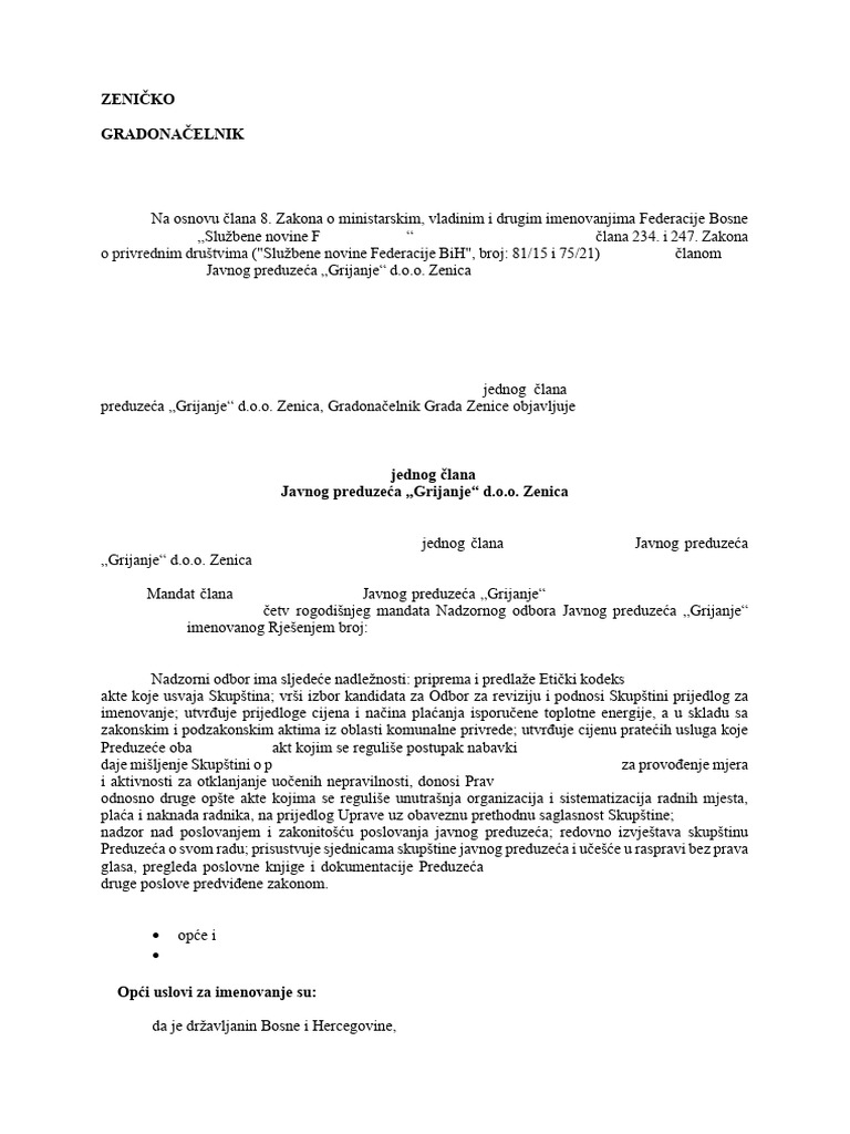 Tekst Oglasa | PDF
