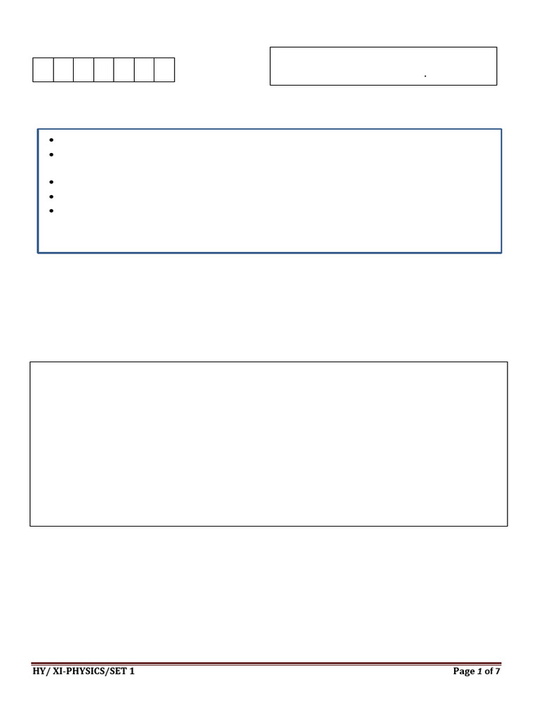 Physics Question Paper (Set 1)_240917_095155 | PDF | Acceleration | Force