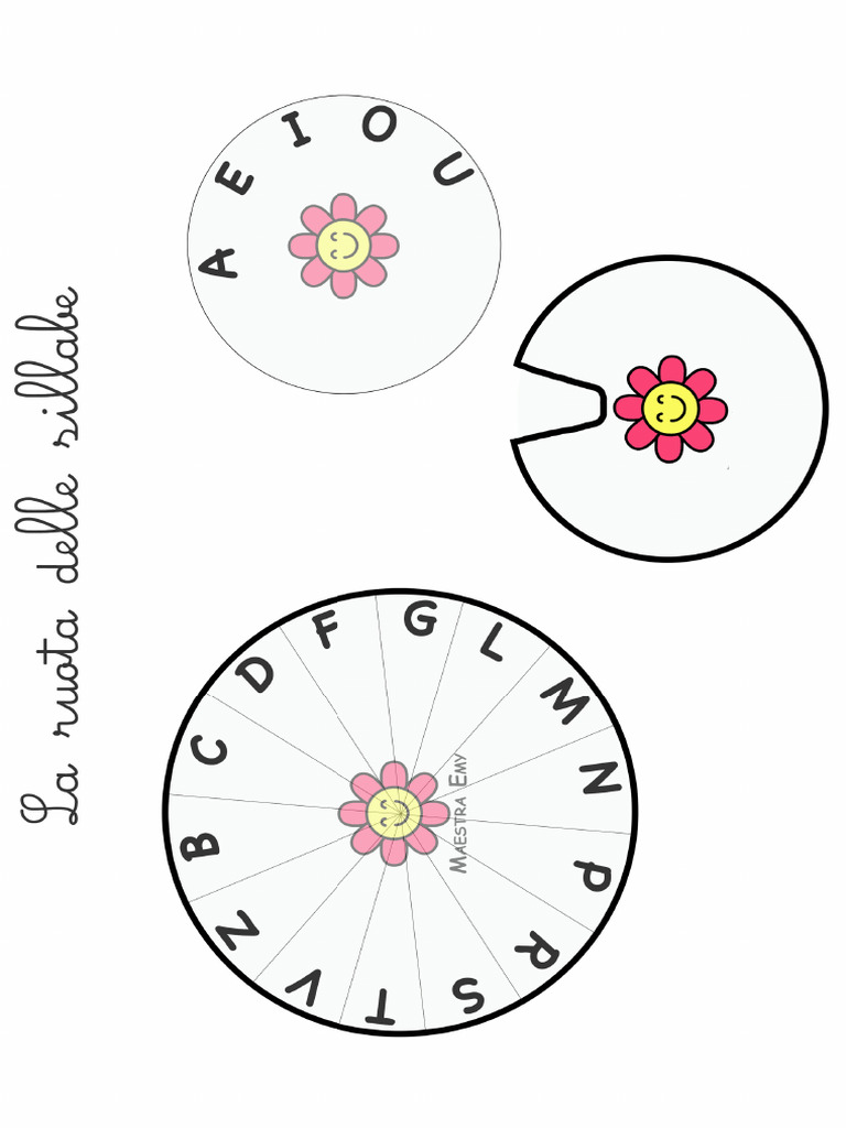 Ruota Delle Sillabe - Maestra Emy-1 | PDF