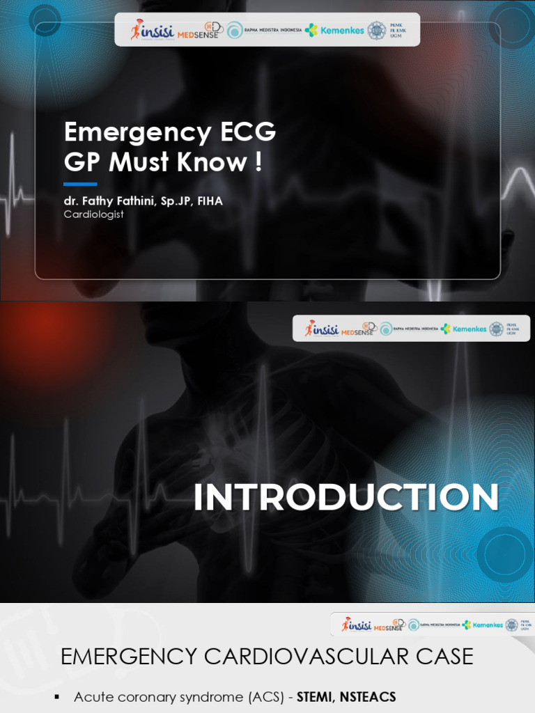 Emergency ECG Dr Fathy | PDF | Heart | Electrocardiography