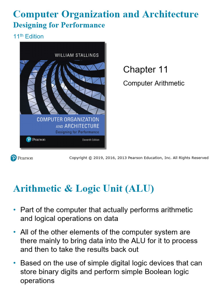 4 - CH11 - Computer Arithmetic | PDF | Subtraction | Bit