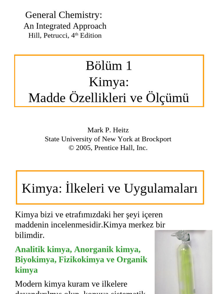 BOLUM 1 - Madde Ozellikleri | PDF