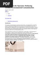 Clean Room Behavior and Guidelines | PDF