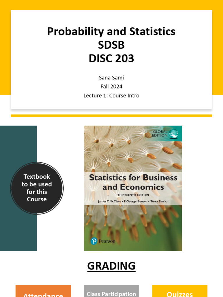 Lecture 1 | PDF | Statistics | Regression Analysis