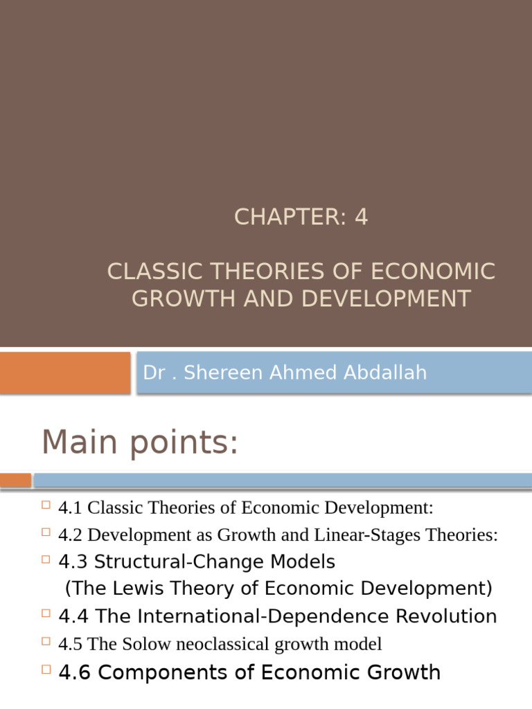 Economic Growth Theories | PDF | Labour Economics | Economic Growth