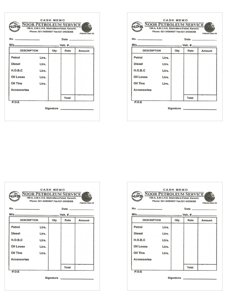 Petrolium Slips | PDF