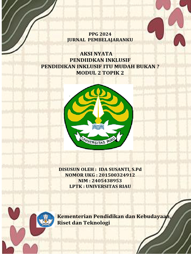 Modul 3 PPG 2024: Pendidikan Inklusif | PDF