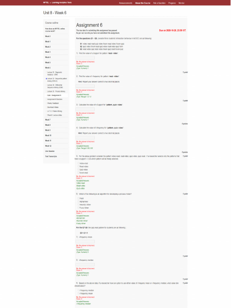 Noc20 Cs89 Assignment Week 6 | PDF