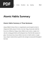 Atomic Habit Cheat Sheet | PDF
