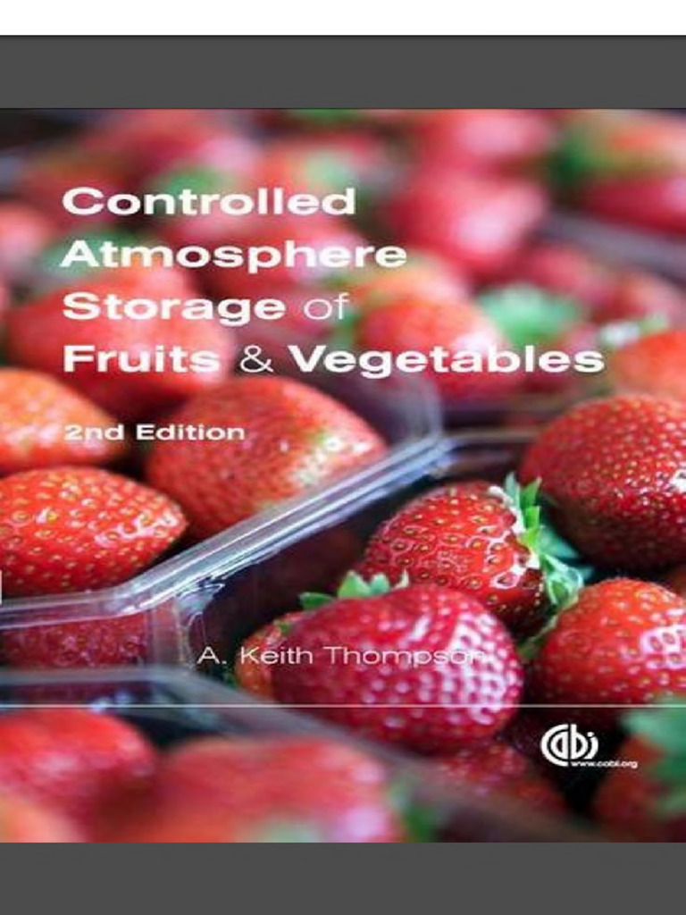 (EBOOK) Controlled Atmosphere Storage of Fruits and Vegetables (Second ...