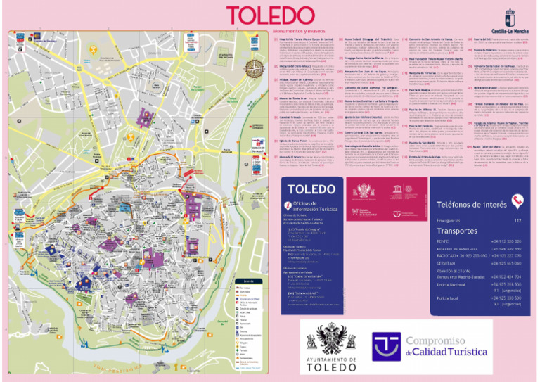 Mapa Turistico Toledo | PDF