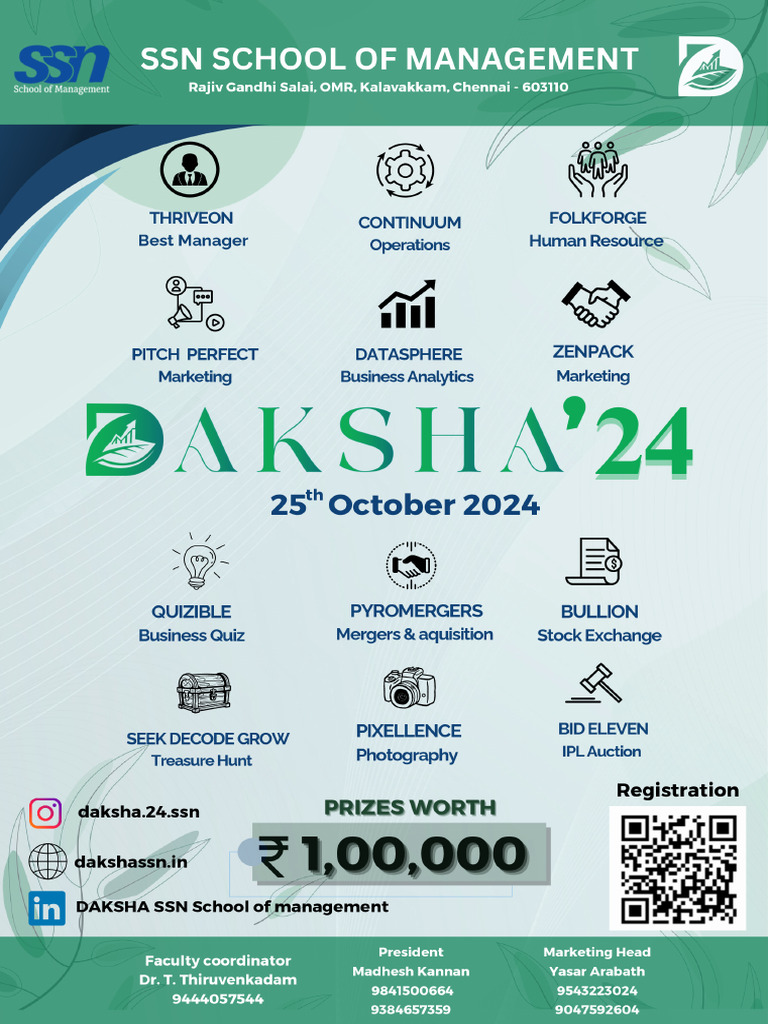 DAKSHA 24 Poster | PDF