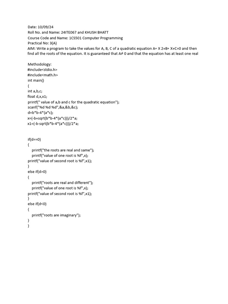 KHUSH CP PRACTICAL 3S | PDF | Software Engineering | Applied Mathematics