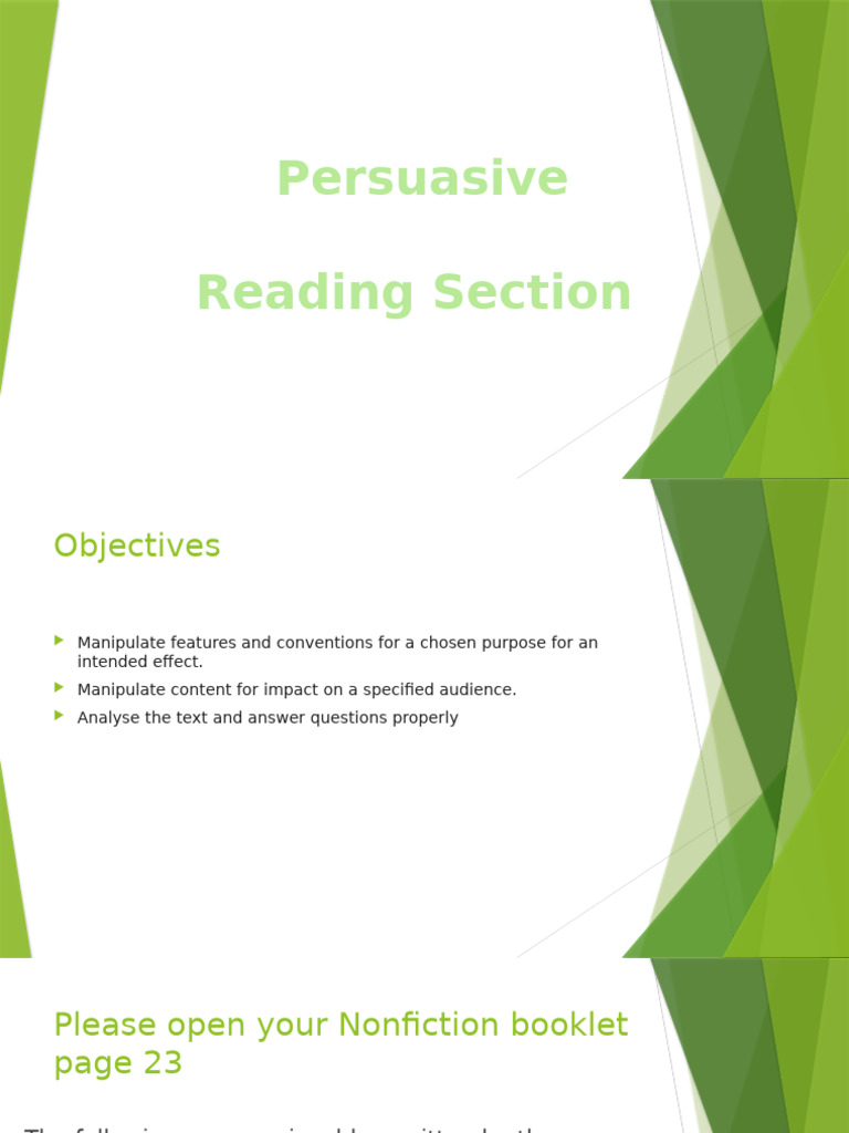 Persuasive Reading: Arctic Concerns | PDF
