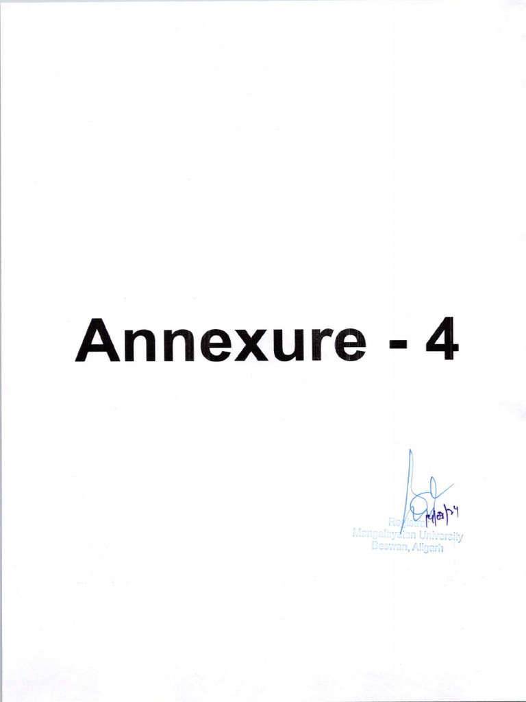 Annexure 4 | PDF