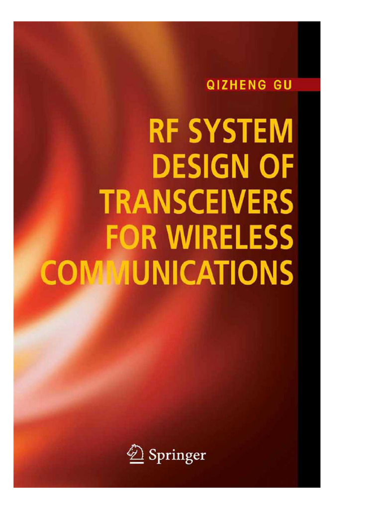 RF System Design of Transceivers by Qizheng Gu | PDF