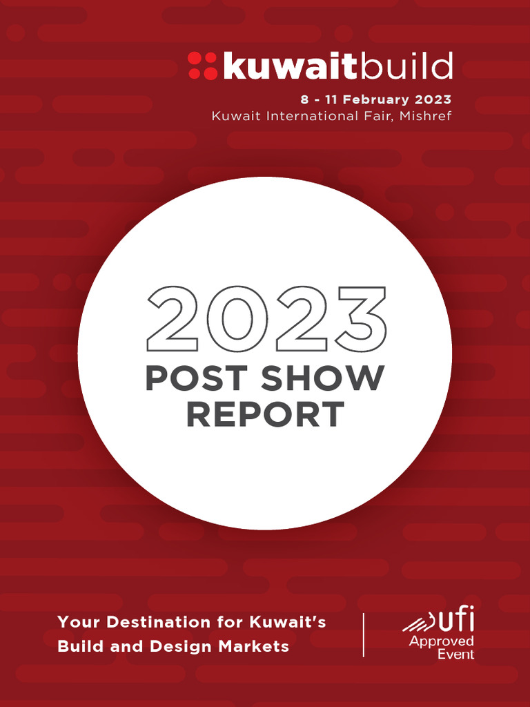 Kuwait Build 2023 Post-Show Report | PDF | Kuwait | Mass Media