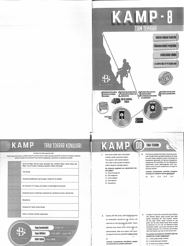 Bilgi Sarmalı TYT Kamp Tam Tekrar ( 8 ) | PDF