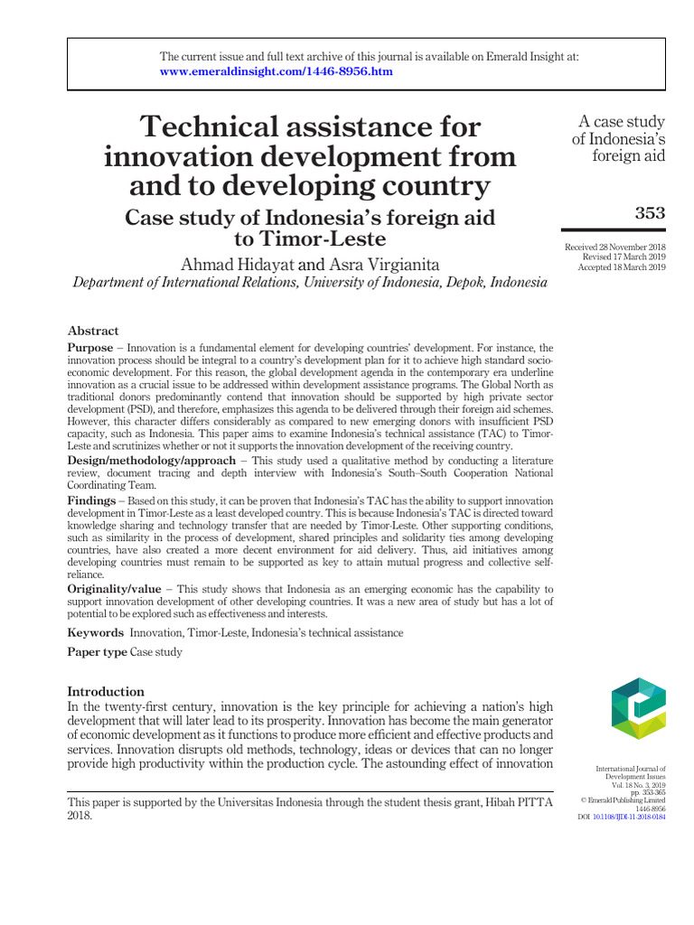 10 1108 - Ijdi 11 2018 0184 | PDF | Aids | East Timor