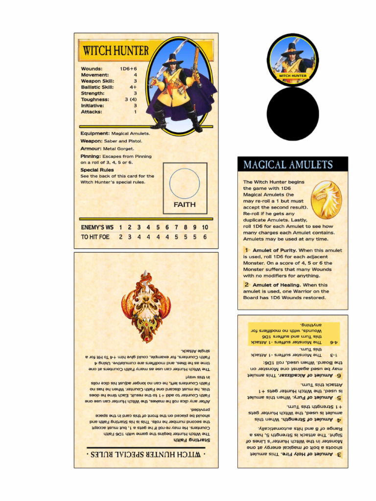 Witch Hunter (Rev 2.01) Cards ALL | PDF