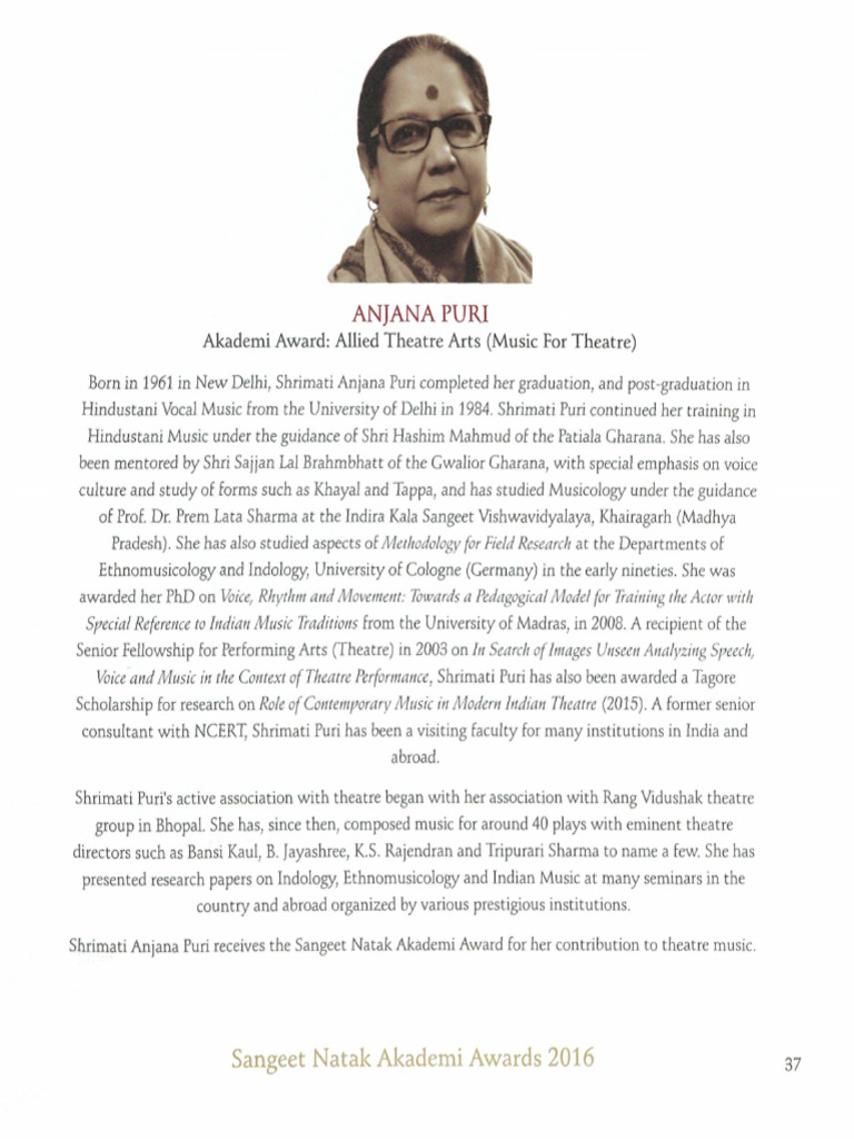 Anjana Puri | PDF