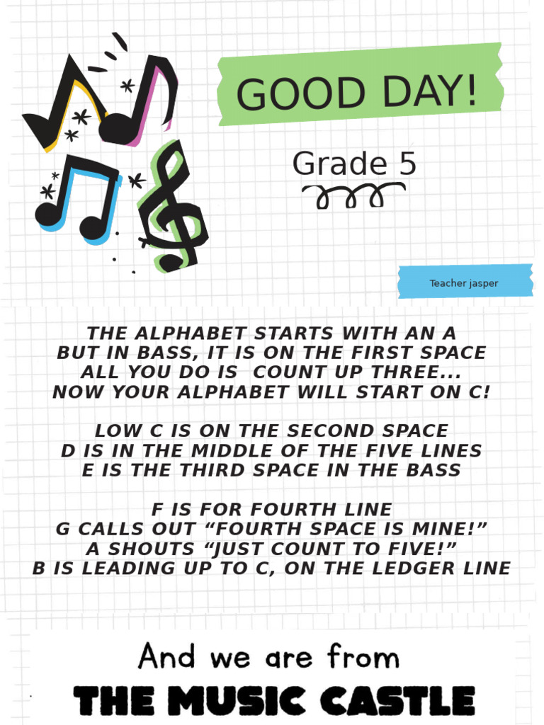 F-Clef and Accidentals | PDF | Clef | Musical Instruments