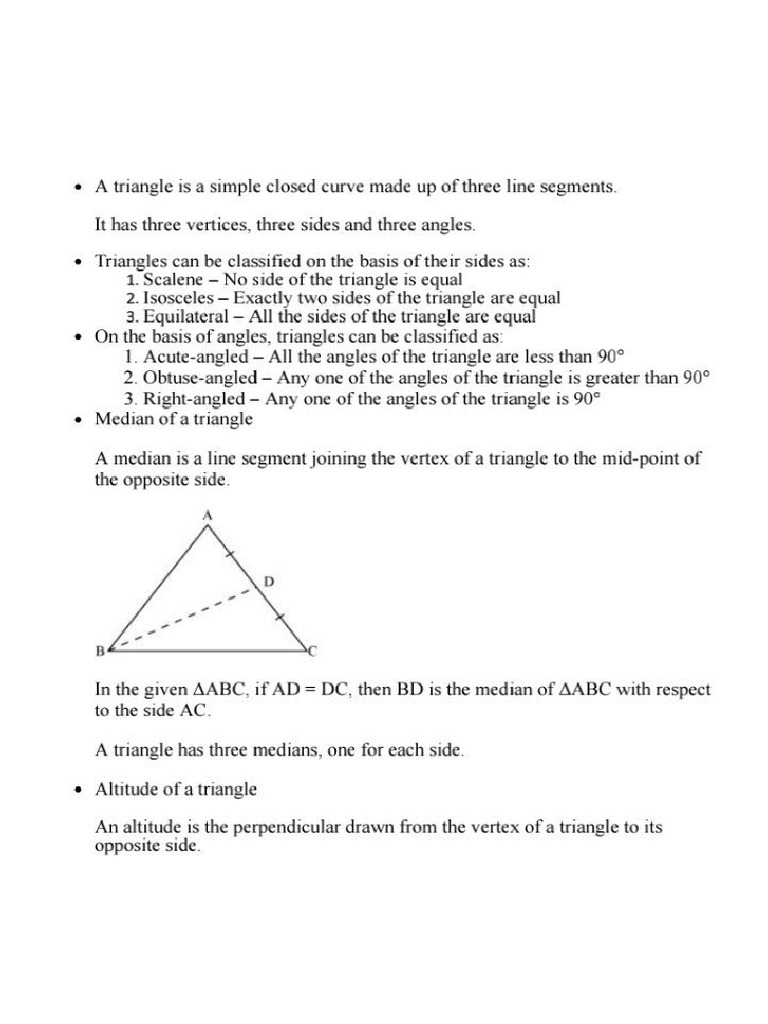 Triangles and Congruency | PDF