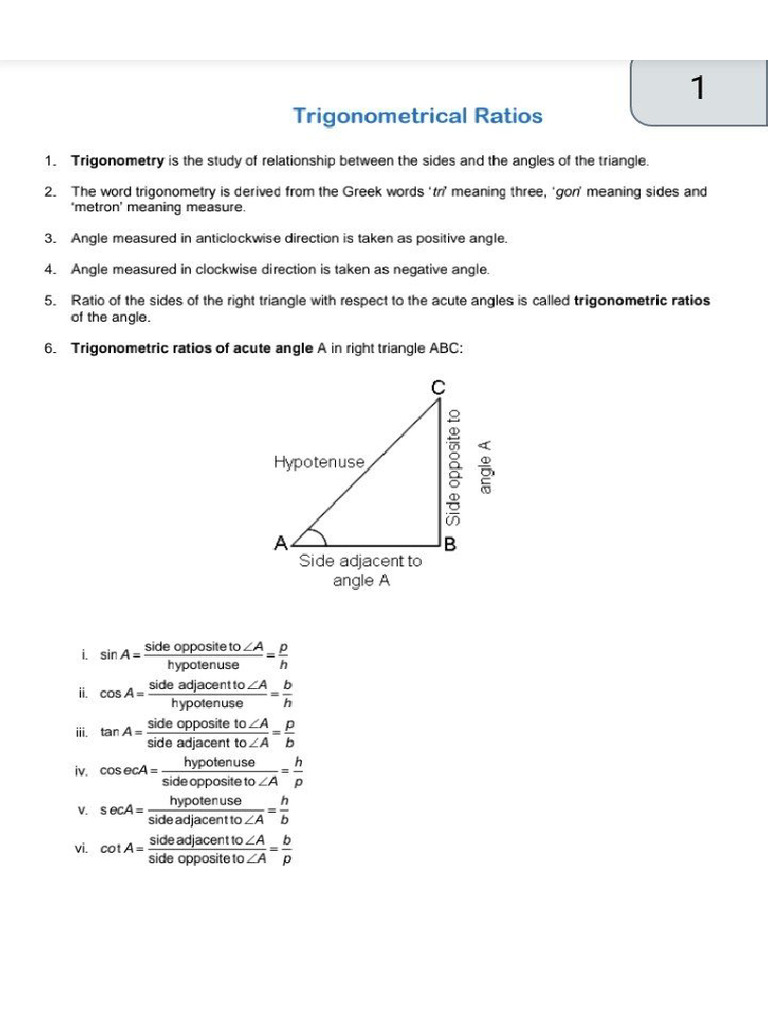 Trigonometry | PDF