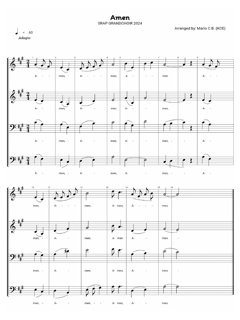 Amen SATB | PDF