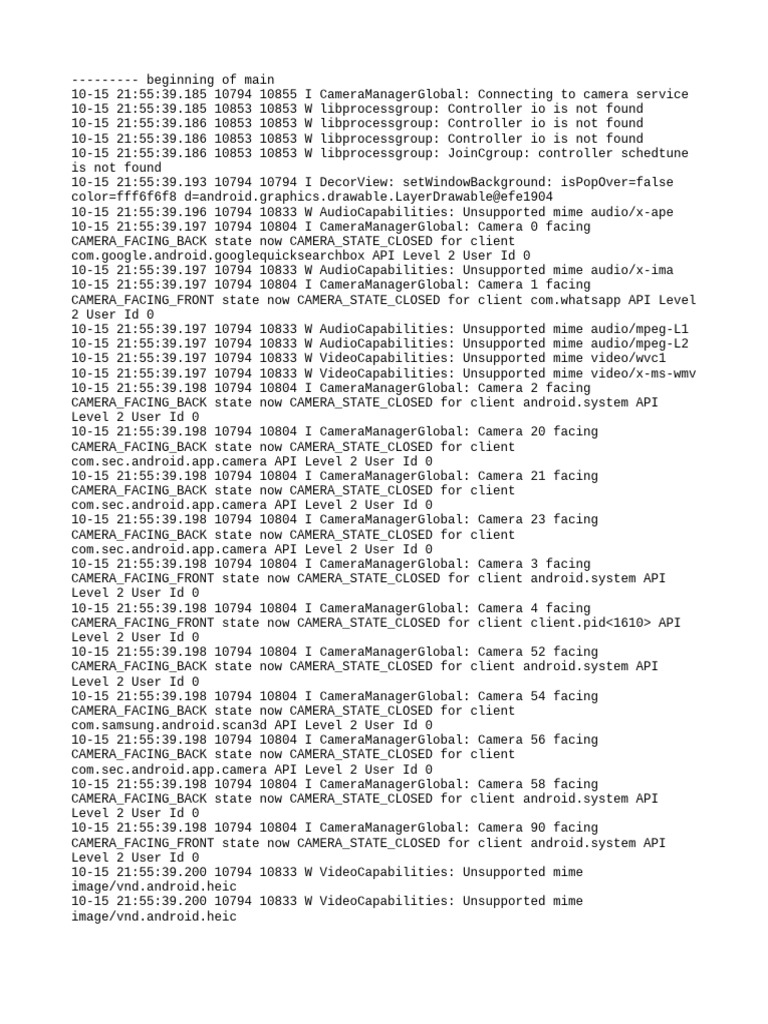 Logcat 1729040139156 | PDF | System Software | Software Development