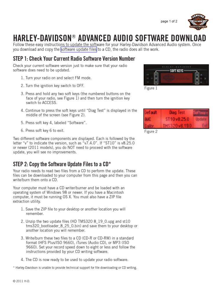 HD Advanced Audio Software Download Instructions | PDF | Compact Disc | Software