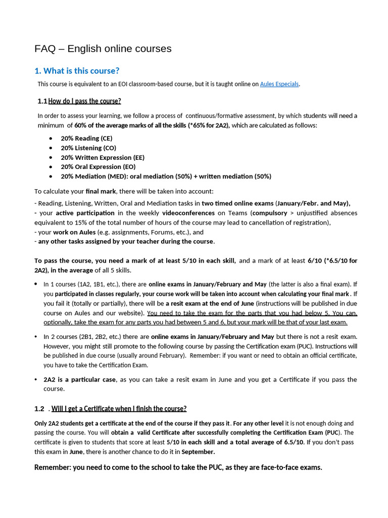 FAQ English | PDF | Textbook | Teachers