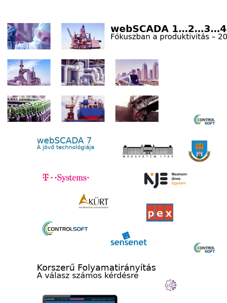webSCADA7 Bemutatã 2024 | PDF