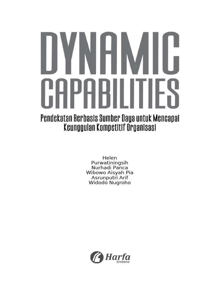 Dynamic Capabilities | PDF | Bisnis | Komputer