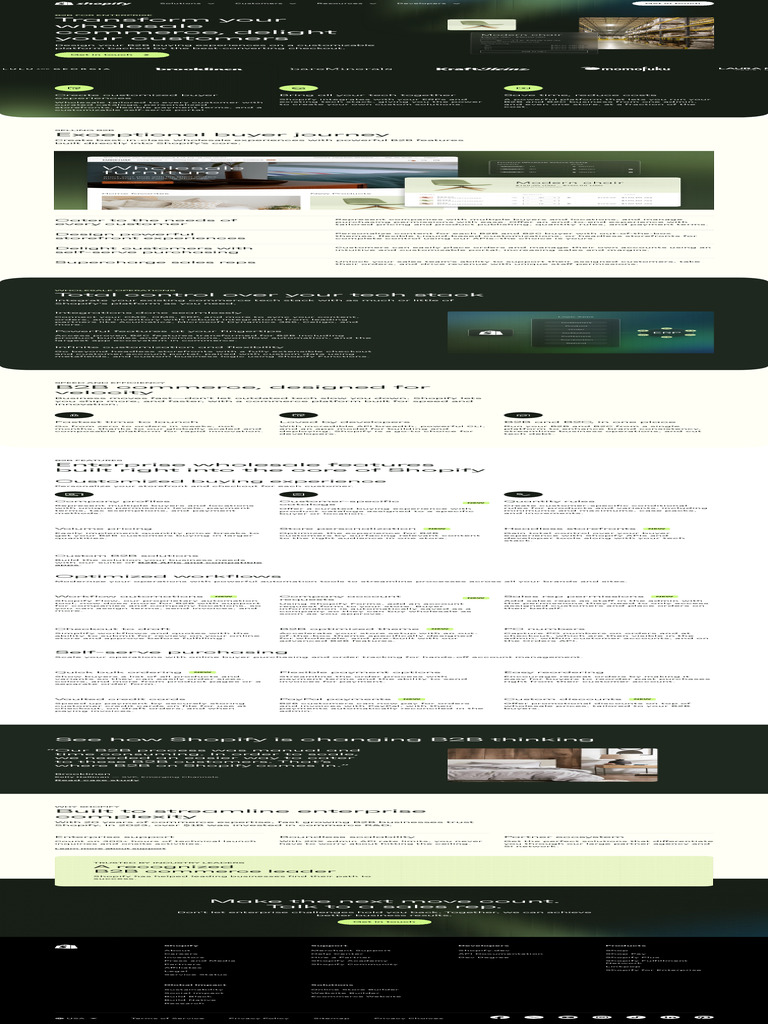 B2B For Enterprise - Shopify | PDF | Point Of Sale | Enterprise Resource Planning