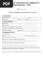 PEI 2025: Plano Educacional Individualizado | PDF | Brasil | Autismo