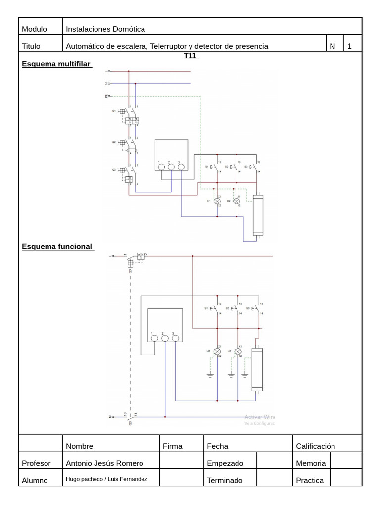 T11 Esquema Multifilar | PDF | Encendiendo | Bienes manufacturados