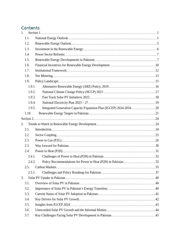 Annual State of Renewable Energy Report (Zero Draft) | PDF | Renewable ...