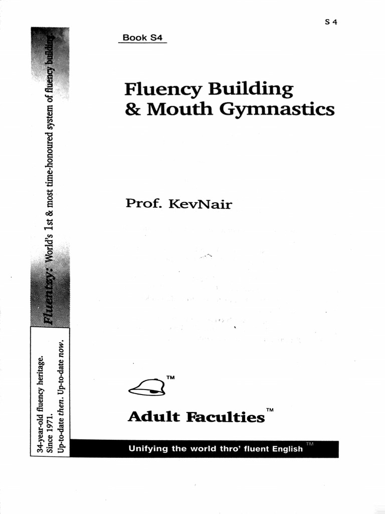 Book S4 Fluency Building and Mouth Gymnastics | PDF