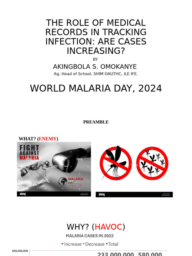 The Role Medical Records in Tracking Infection | PDF | Malaria ...