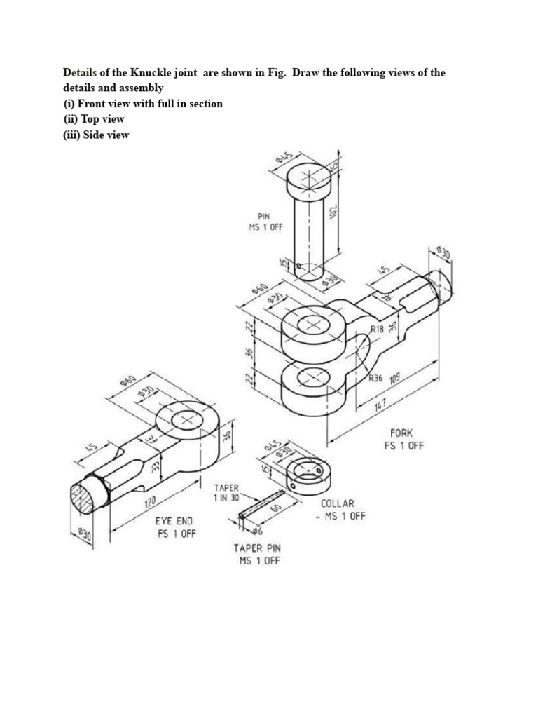 Knuckle Joint Pdf