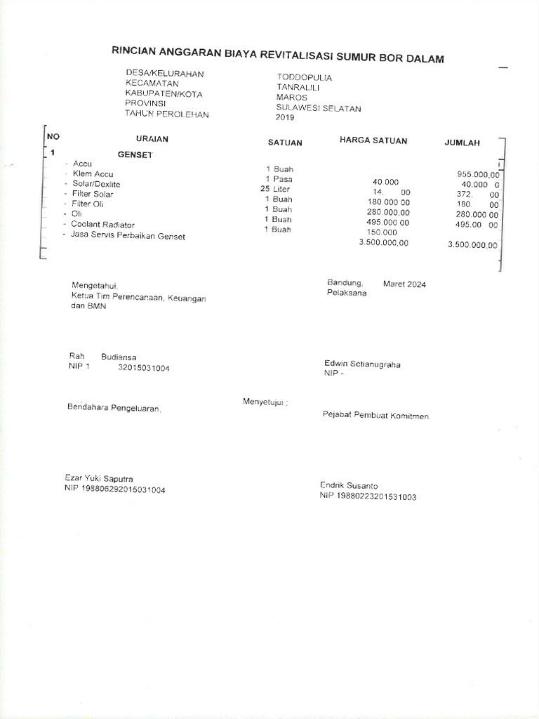 Extracted Pages From Laporan Revitalisasi Ds Toddopulia Kab Maros | PDF