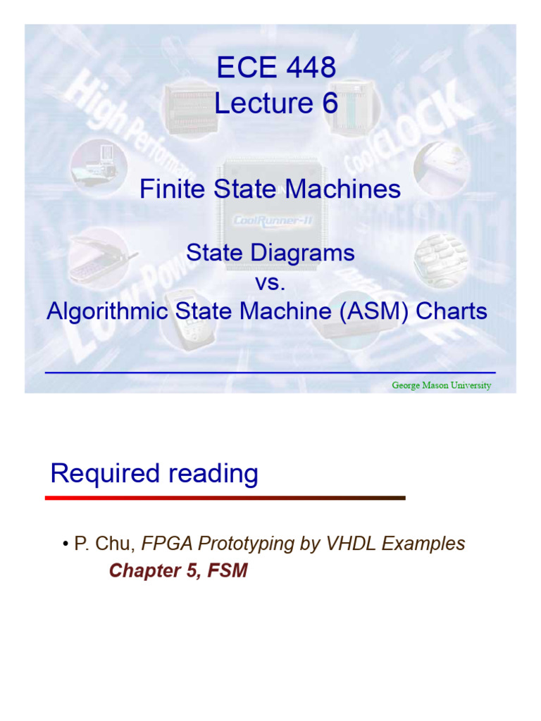 ECE448 Lecture6 ASM Charts | PDF | Vhdl | Computing