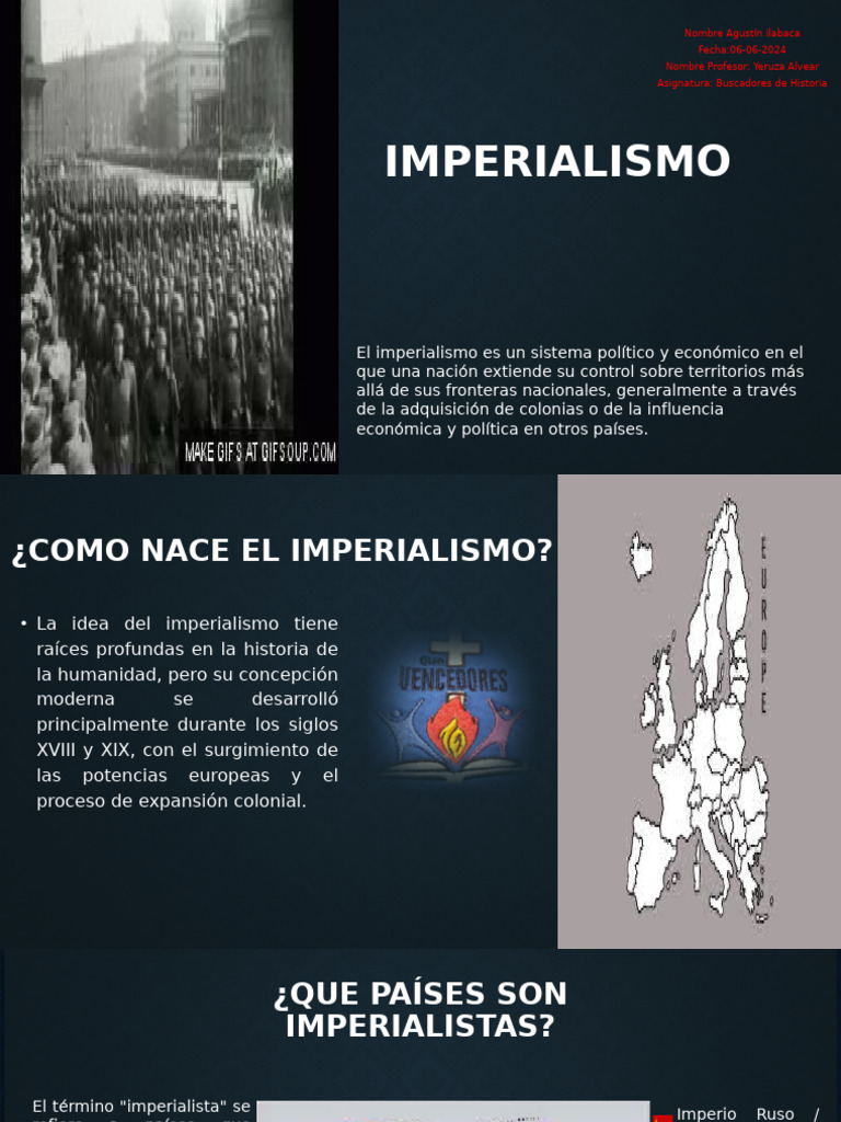 Historia del Imperialismo | PDF | Imperialismo | Colonialismo