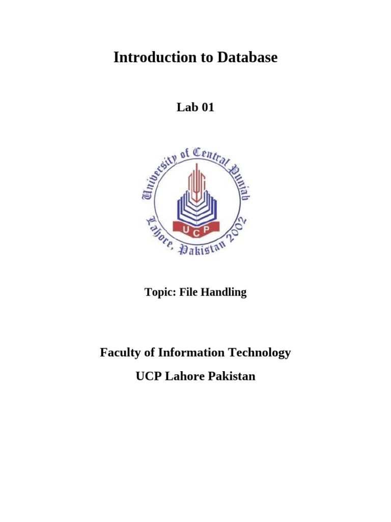 Lab 01 Pdf Computer Programming Computing