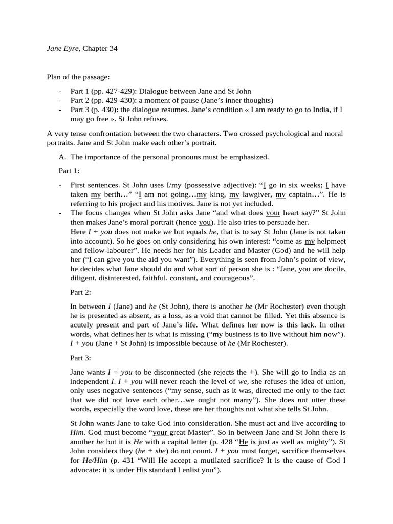 Chapter 34 Jane Eyre | PDF