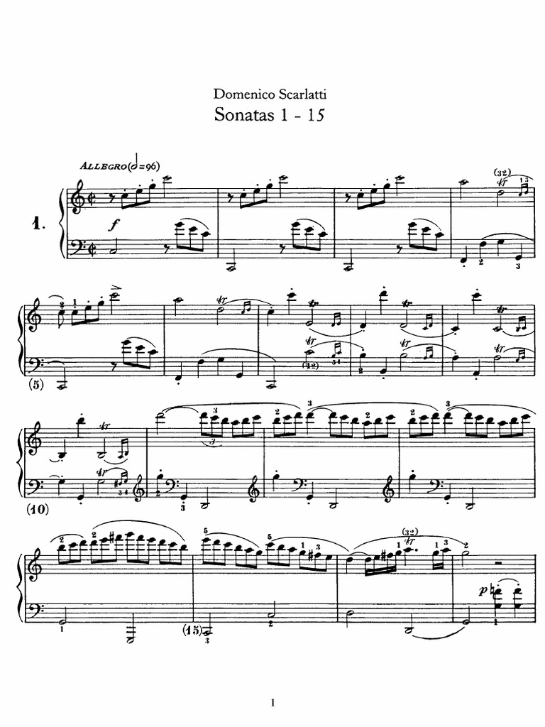 Piano Scarlatti, Domenico - Complete Sonatas Longo (Piano) | PDF