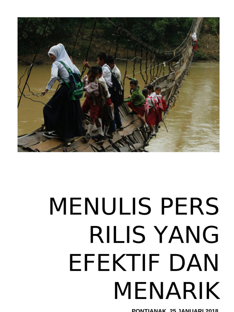 Menulis Pers Rilis Yang Efektif Dan Menarik | PDF